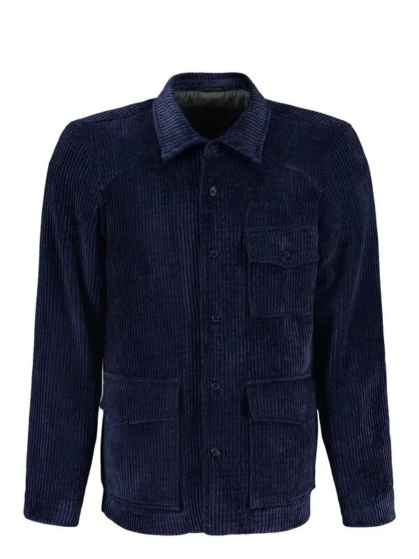 AUTORE Hanks Velvet Jacket - Blu