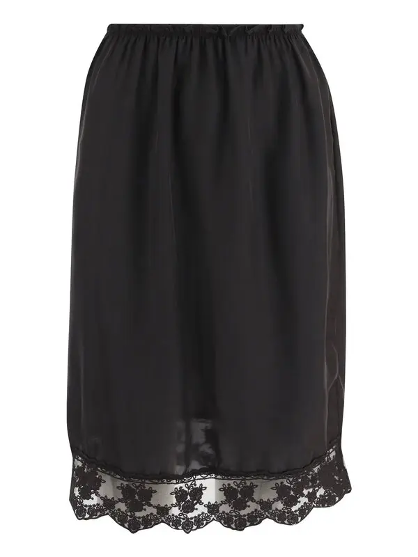THE GARMENT Silk Skirt - Black