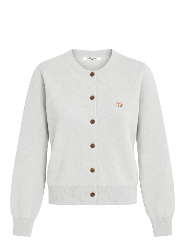 Maison Kitsuné Cardigan 'baby Fox - Grey