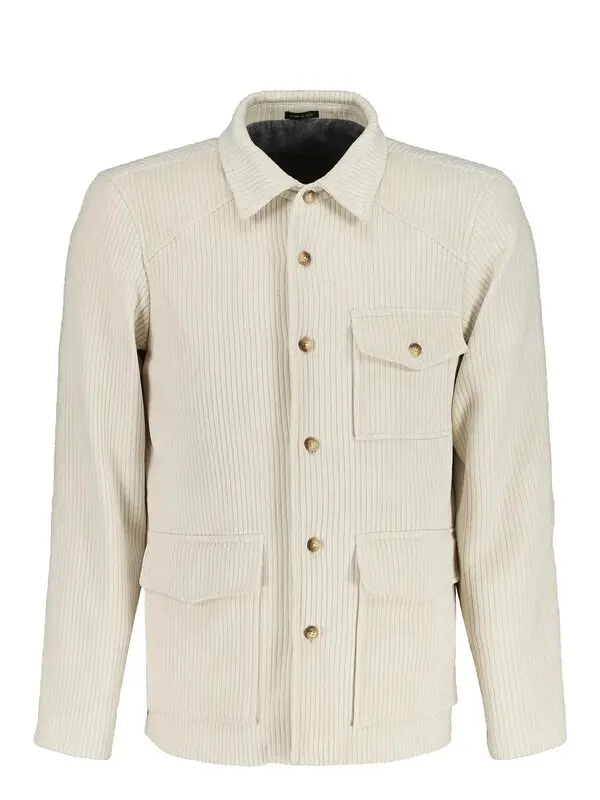 AUTORE Velvet Jacket - Beige