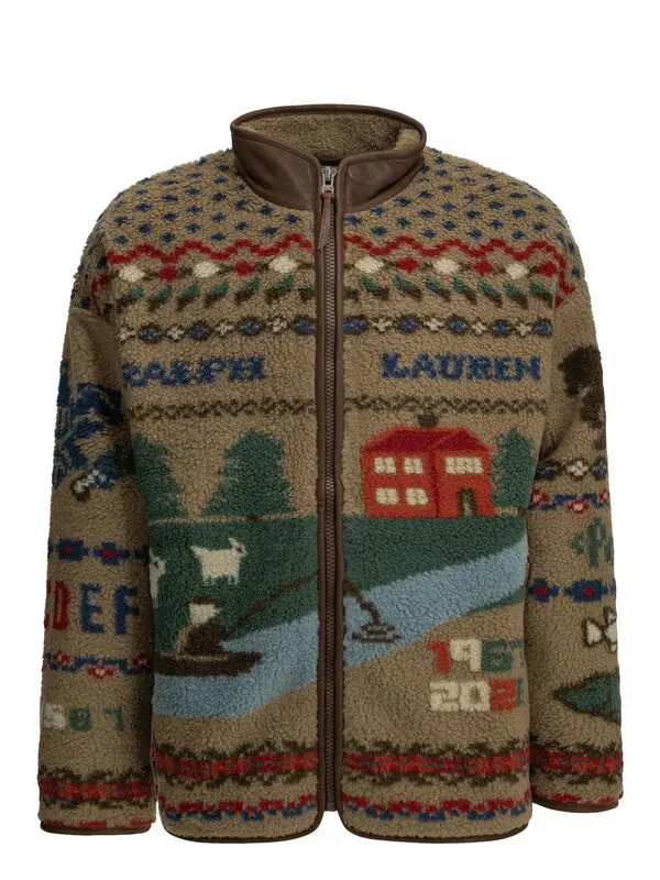 Polo Ralph Lauren Panorama' Fleece Jacket - Beige