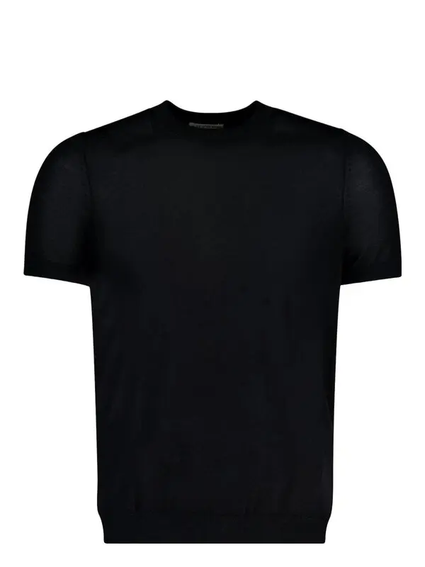 AUTORE T Shirt In Wool And C Mere - Nero