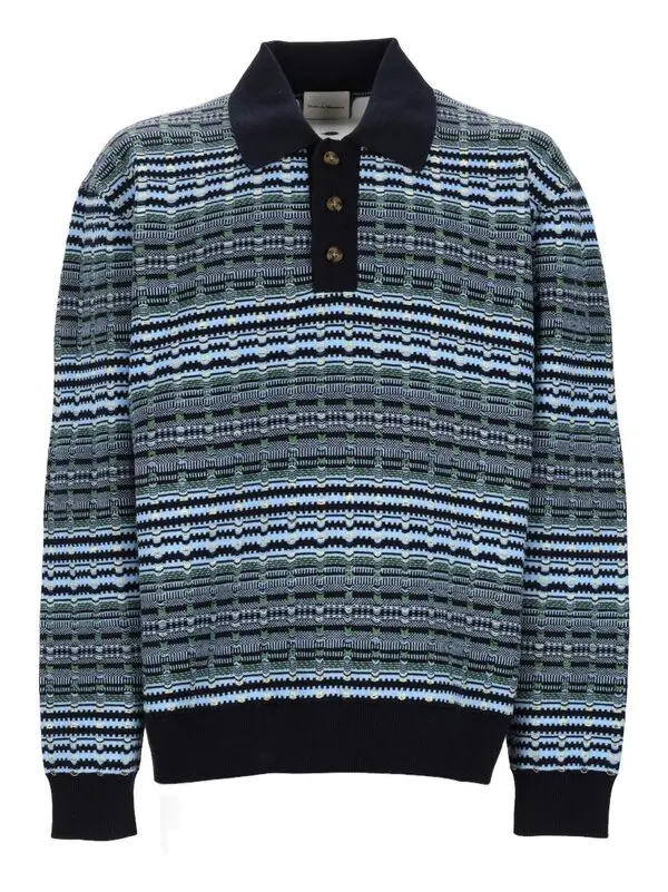 Drole De Monsieur Polo In Maglia Coogi - Blue