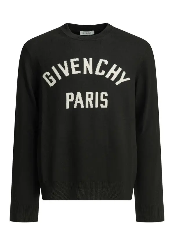 Givenchy Couture Seam' Crew Neck Sweater - Black