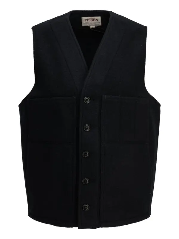Filson Mackinaw' Sleeveless Jacket - Blue