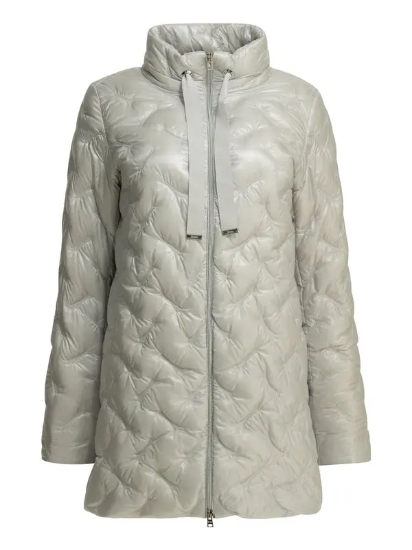 Herno Resort' Long Down Jacket - Grey