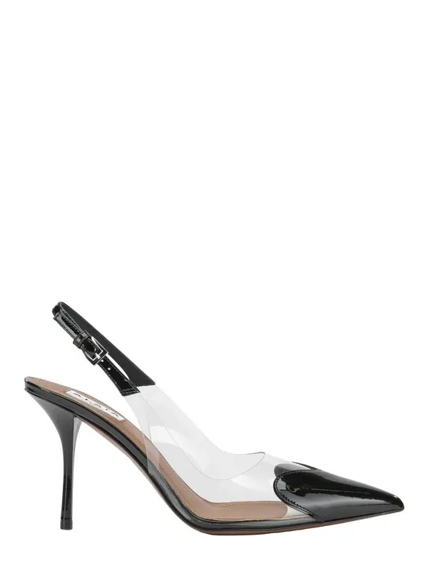 Alaïa Le Cœur 90 Mm' Slingback - Black