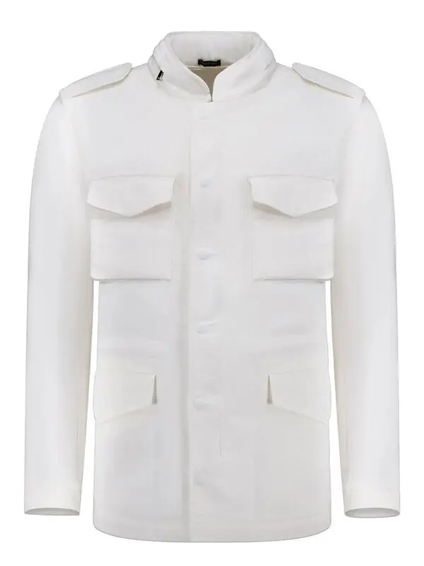 AUTORE Cotton Field Jacket - White