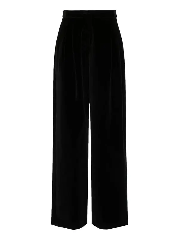 Max Mara Studio Mister Velvet Trousers - Black
