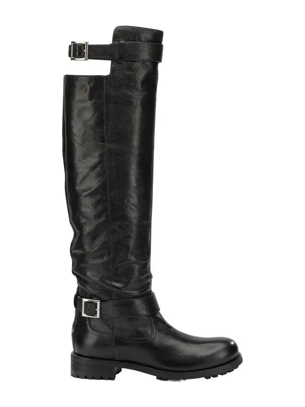 JIMMY CHOO Biker' Knee High Boots - Black