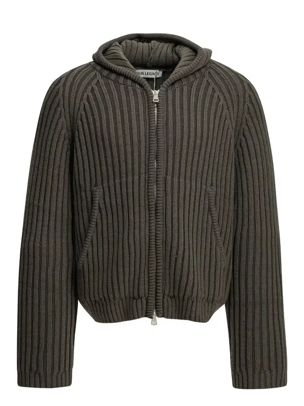 Our Legacy Level' Zip Up Sweater - Green