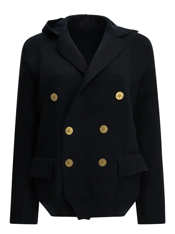 Sacai Double Breasted Blazer - Blue