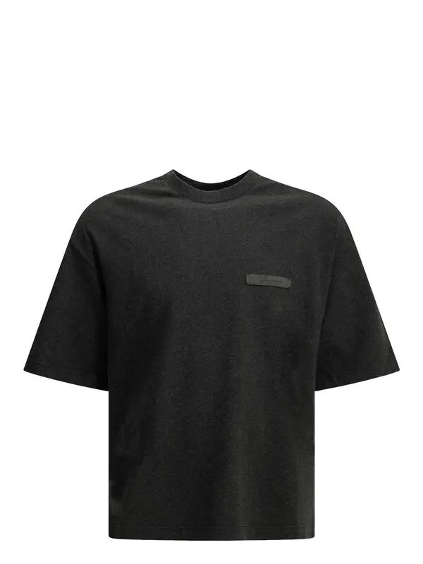 Jacquemus Ruban' Crew Neck T Shirt - Grey