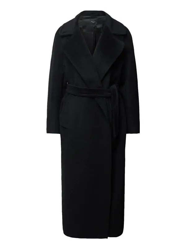 Max Mara Weekend Tempera Wool Coat - Black