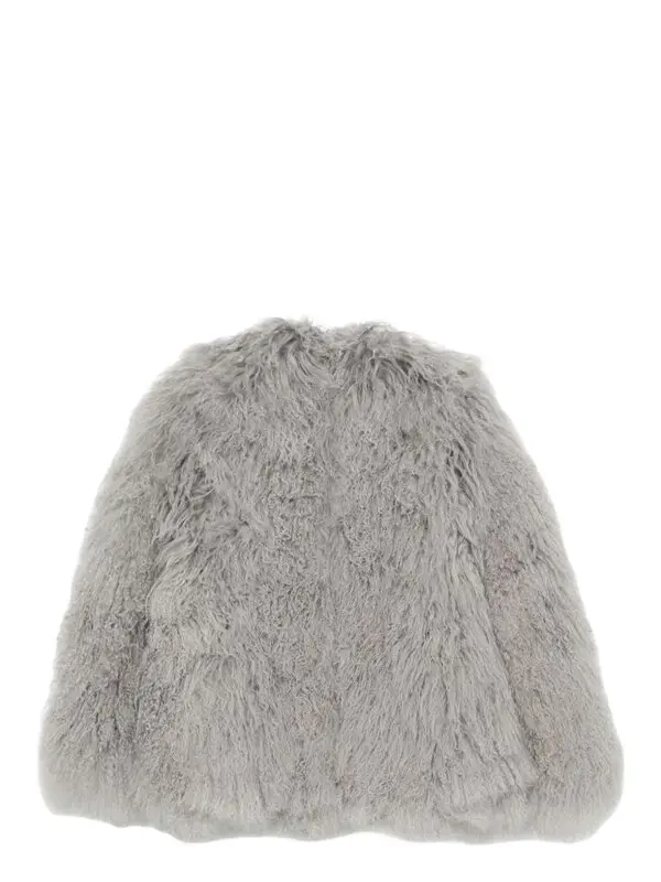 MARTHA LOUIS Shearling Effect Jacket - Grey