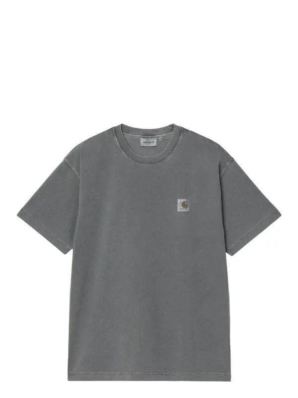 Carhartt Work In Progress Logo Cotton T Shirt - Grey
