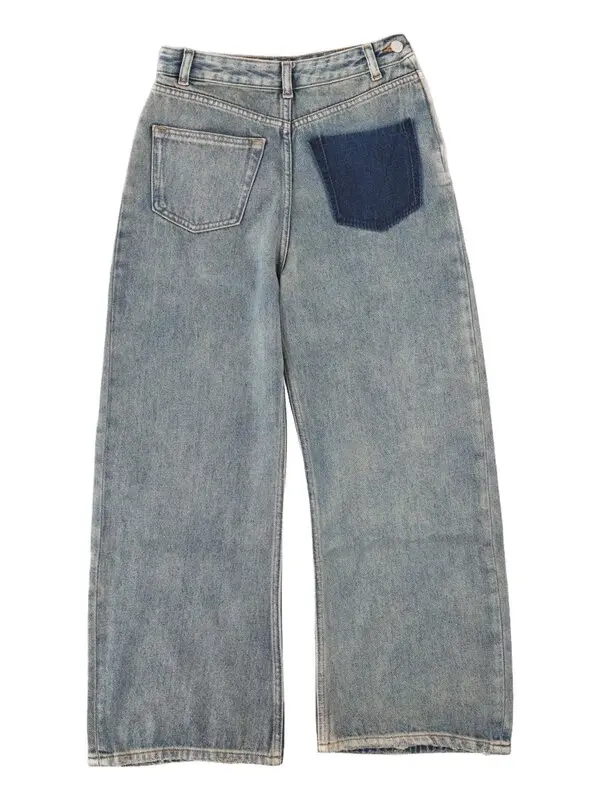 MAISON MARGIELA Jeans Regular Fit Con Tasca Frontale A Contrasto - Grey