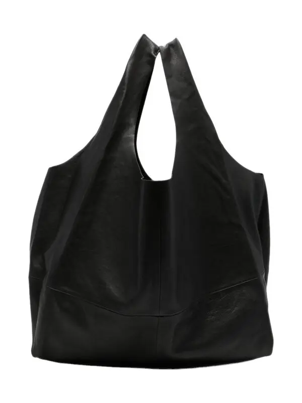 CORTANA U Xl Leather Tote Bag - Black