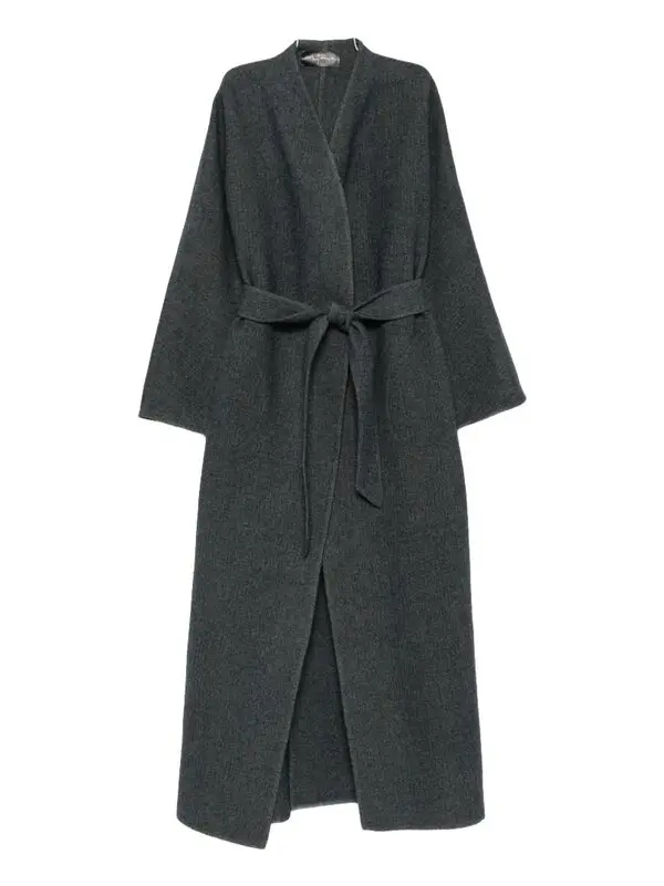 CORTANA Noon Wool Blend Coat - Navy