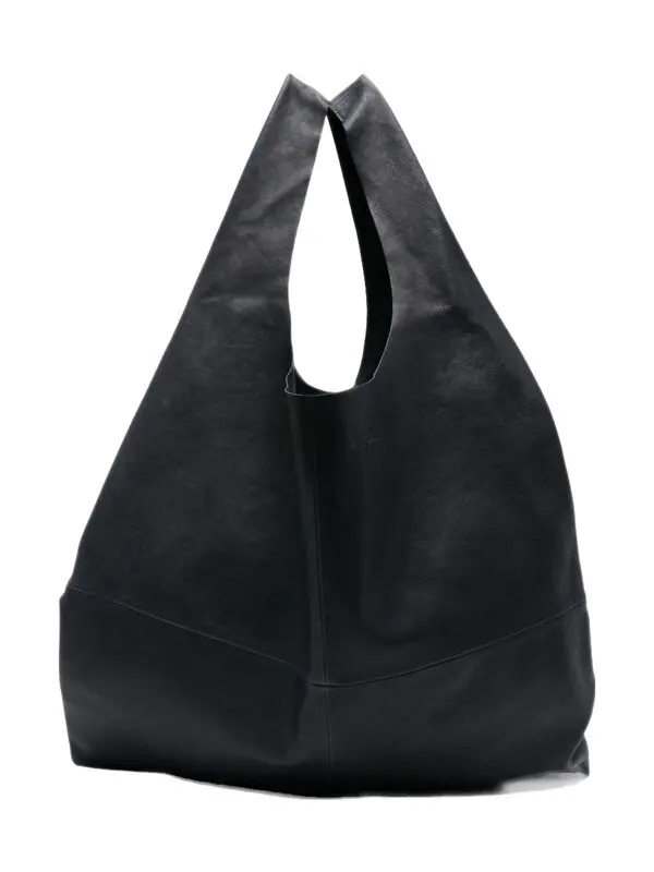 CORTANA U Xl Leather Tote Bag - Navy