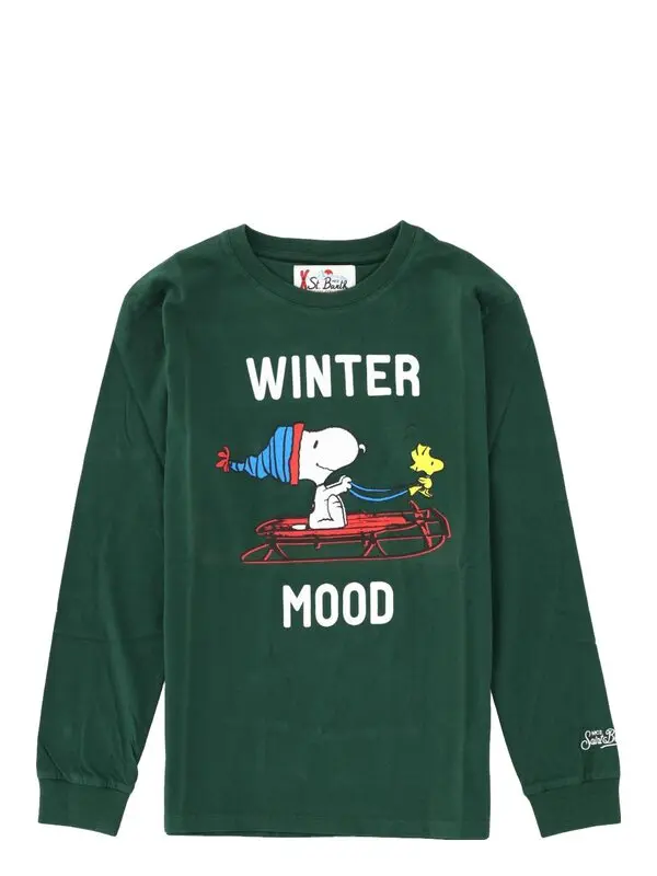 MC2 SAINT BARTH Luton Jr Snoopy Sled Mood 51 - Green