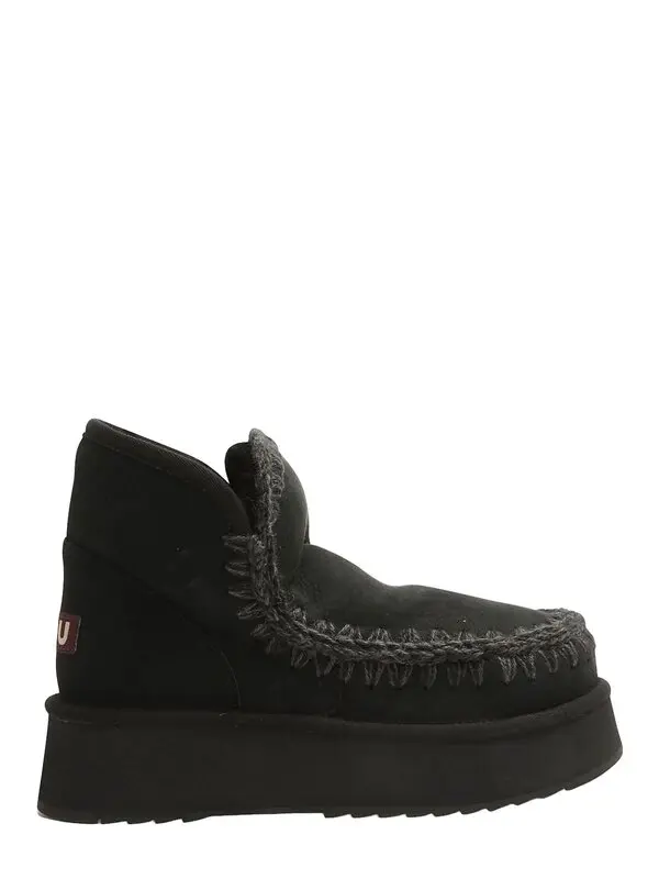 Mou Mini Eskimo Platform Boots - Black