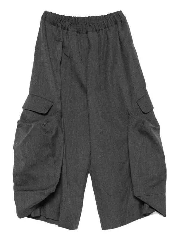 Comme Des Garçons Wool Trousers - Grey