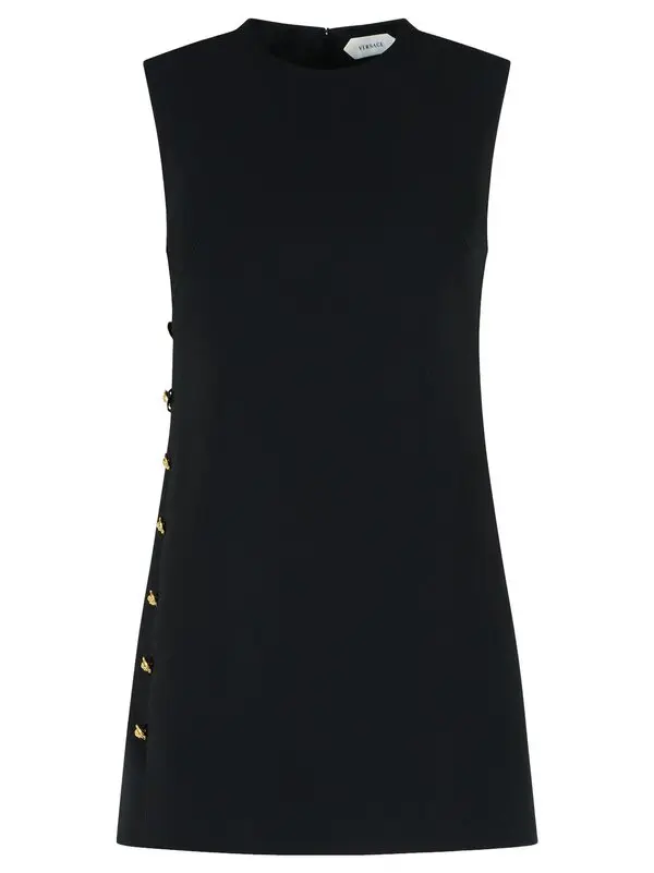 Versace Cady Viscose Dress - Black