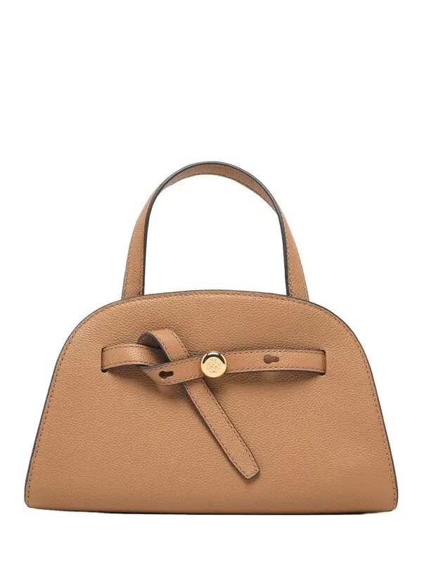 Tory Burch Romy' Small Lear Top Case - Beige