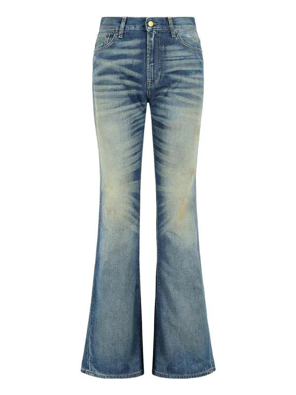Acne Studios 2025 F Cotton Jeans - Blue