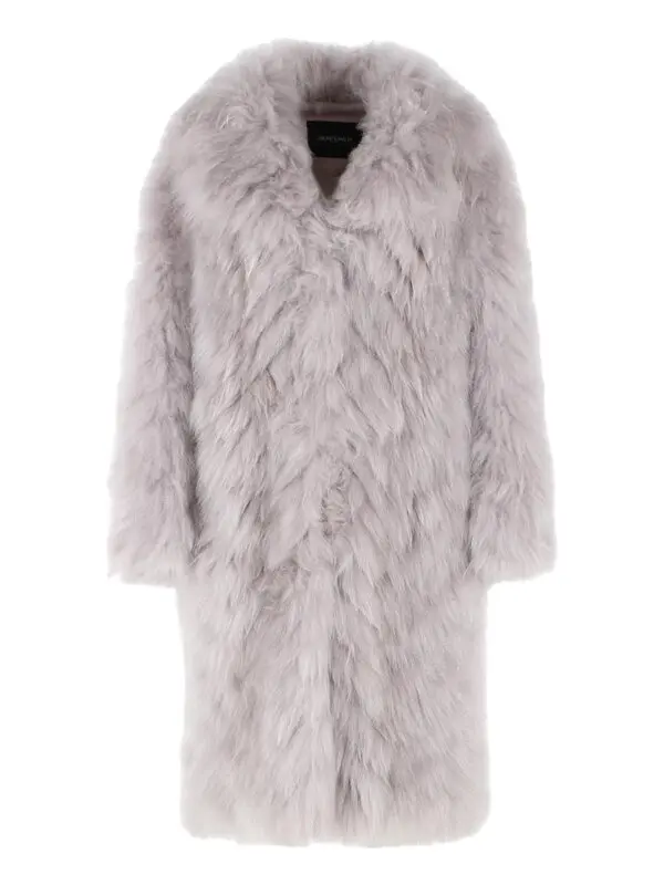 Simonette Ravizza Yoricloud' Cashmere Goat Fur - Grey