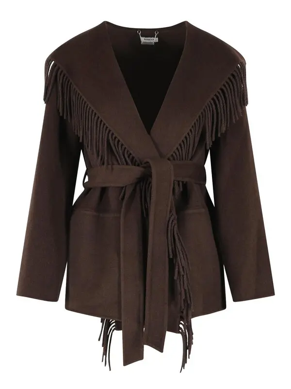 Simkhai Rowen' Wool Blend Jacket - Brown