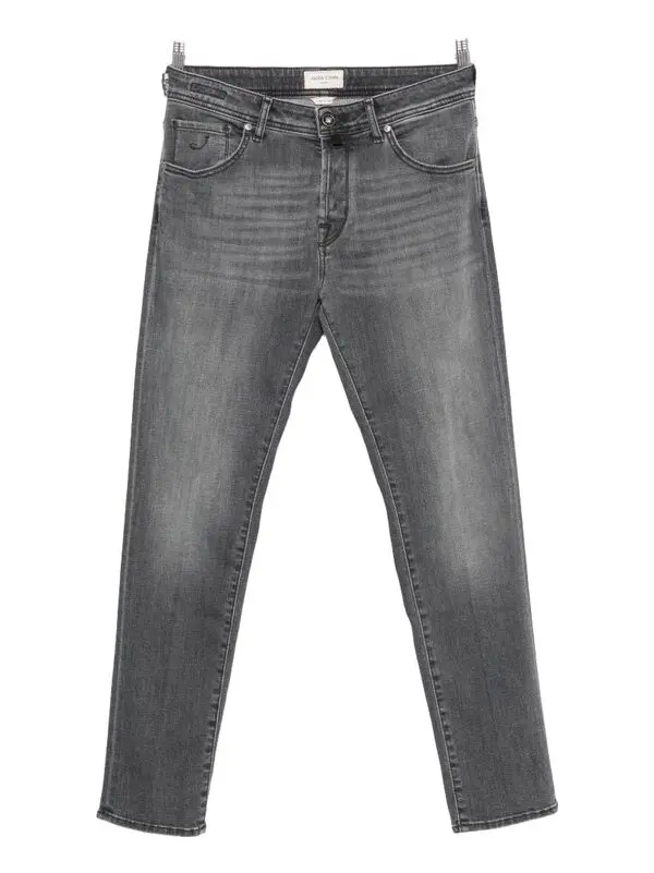 JACOB COHЁN Slim Fit Denim Jeans - Black