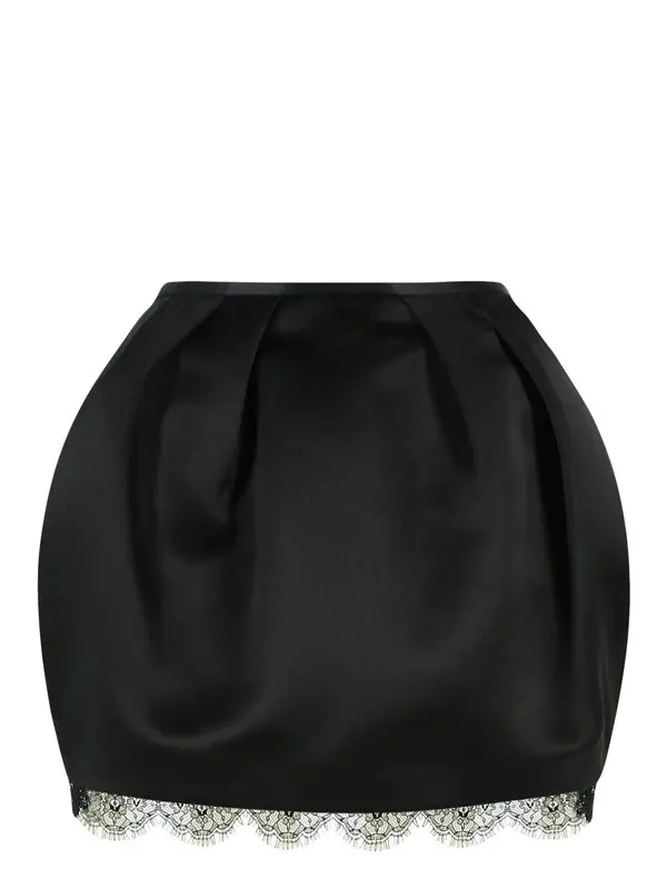 Blumarine Duchesse Skirt In Polyester - Black