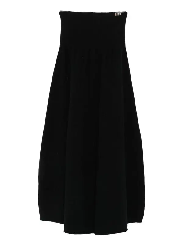 Extreme Cashmere Cashmere Midi Skirt - Black
