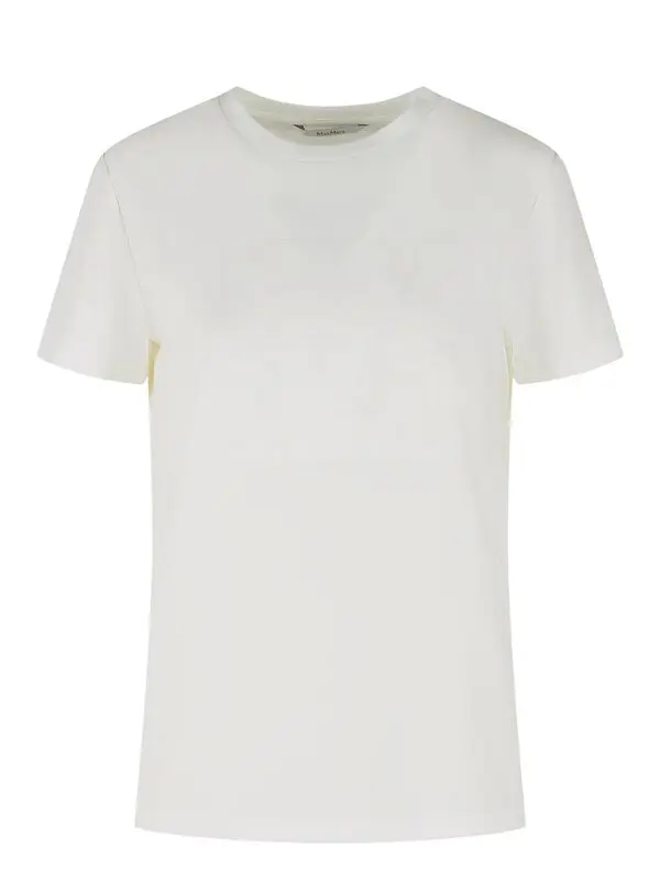 Max Mara Panfilo' Cotton T Shirt - White