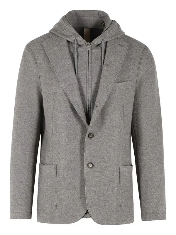 Eleventy Wool Blazer - Grey