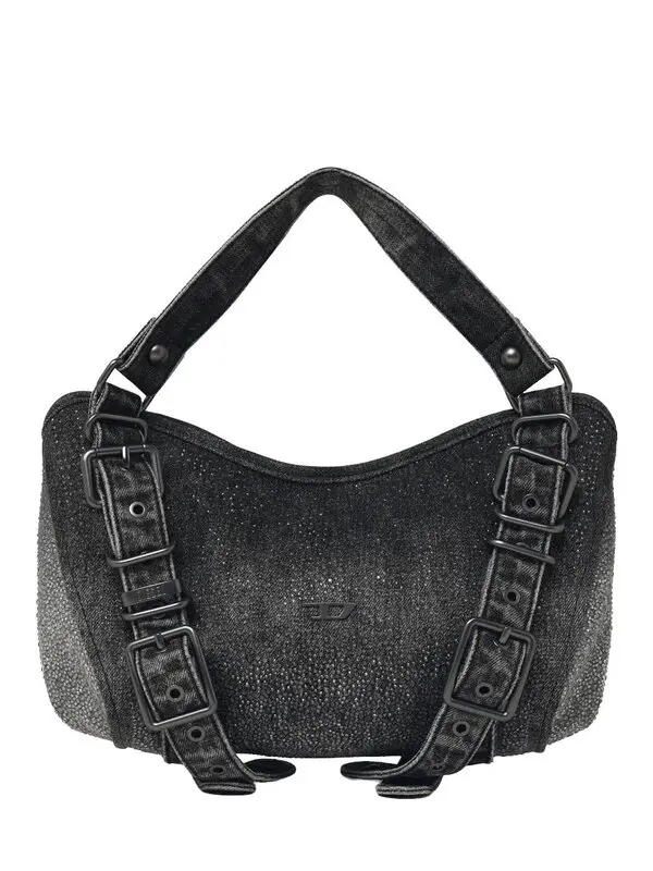 DIESEL® D One' Denim Bag - Black