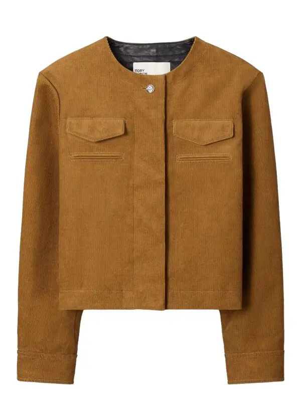 Tory Burch Corduroy Jacket - Brown