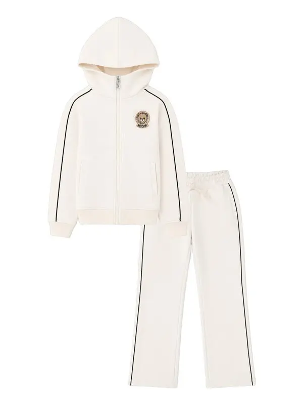 Moschino Set Tuta Felpa + Pantalone - Ivory
