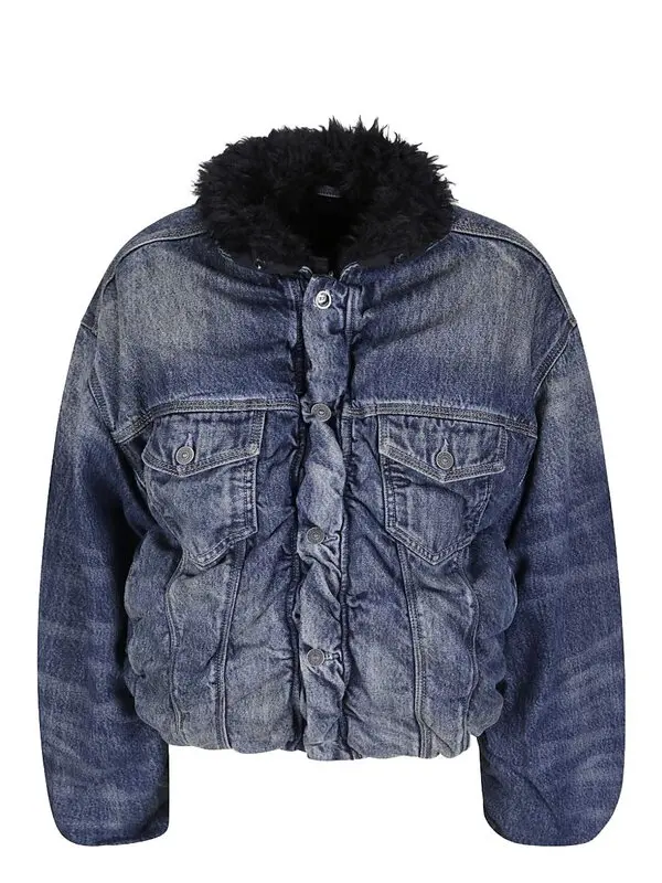DIESEL® Denim Cotton Jacket - Navy
