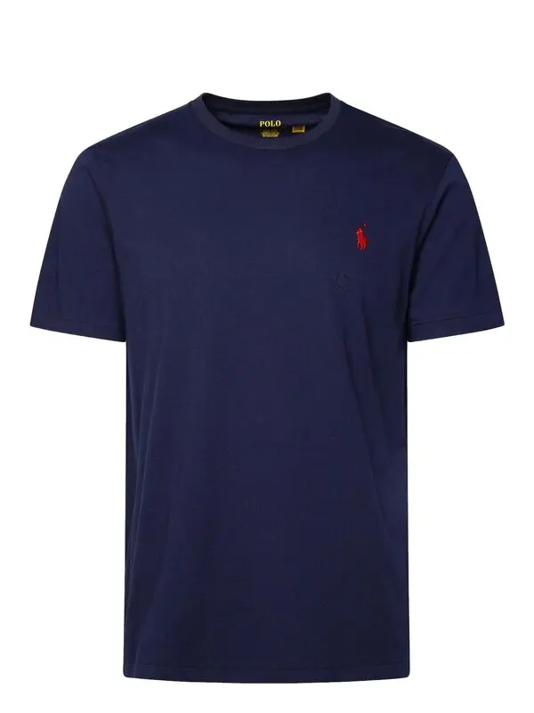 Polo Ralph Lauren Blue Cotton T Shirt - Navy