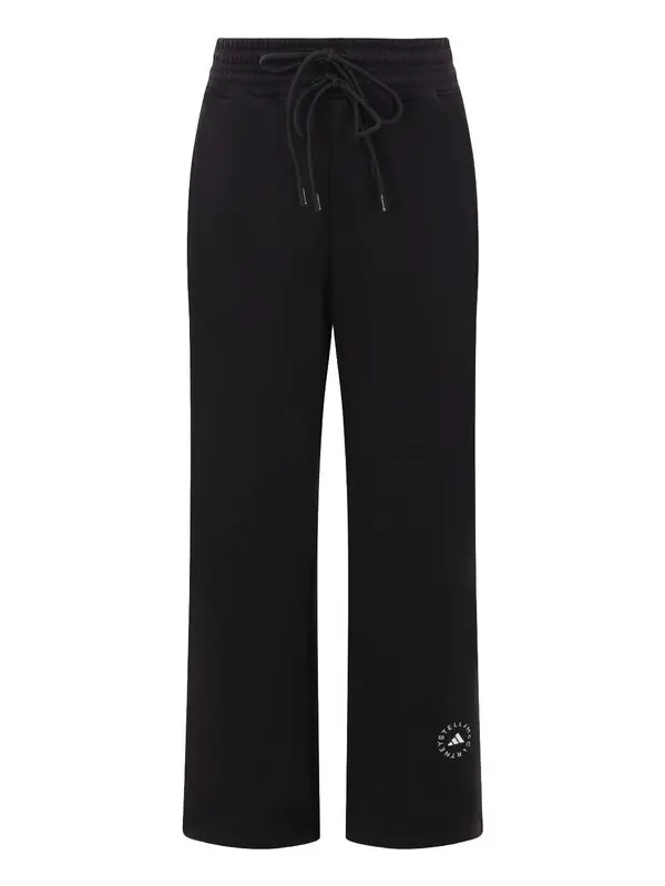 Adidas By Stella McCartney Organic Cotton Trousers - Black