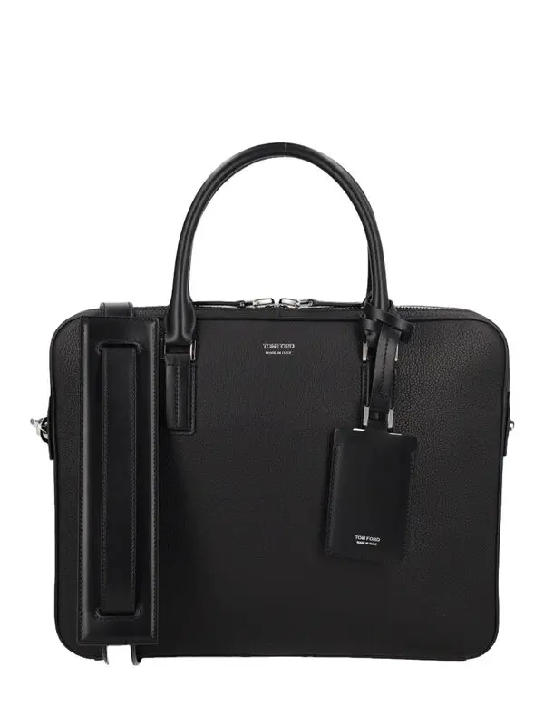 TOM FORD Borsa Da Viaggio Con Logo - Black