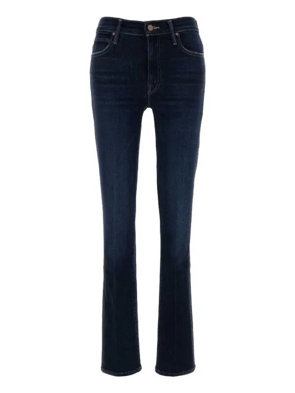 MOTHER The Rascal Skimp Denim Jeans - Navy