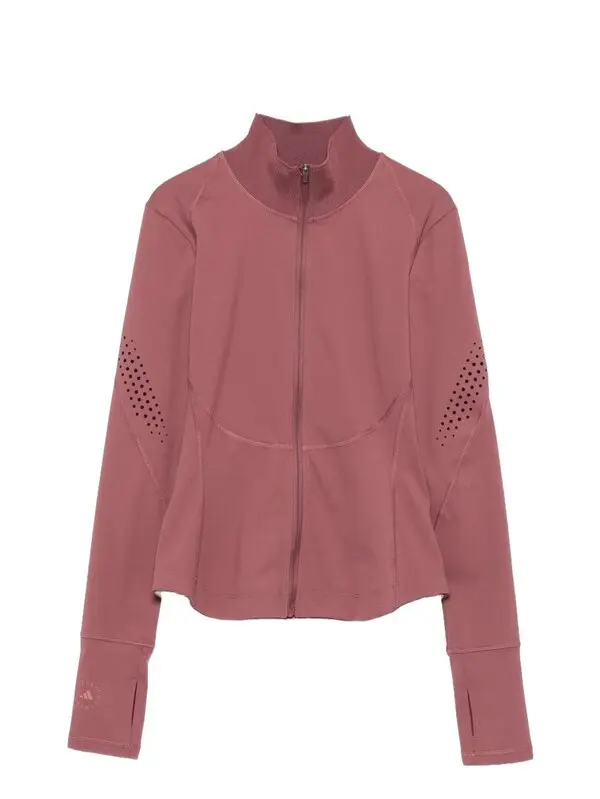 Adidas By Stella McCartney Zipped Sweatshirt - Bordeaux