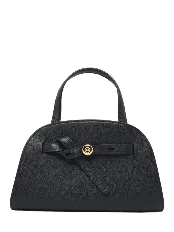 Tory Burch Romy' Small Lear Top Case - Black