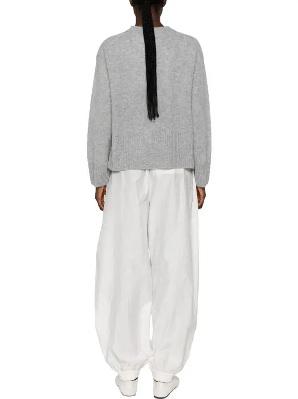 CT PLAGE Wool Crewneck Sweater - Grey