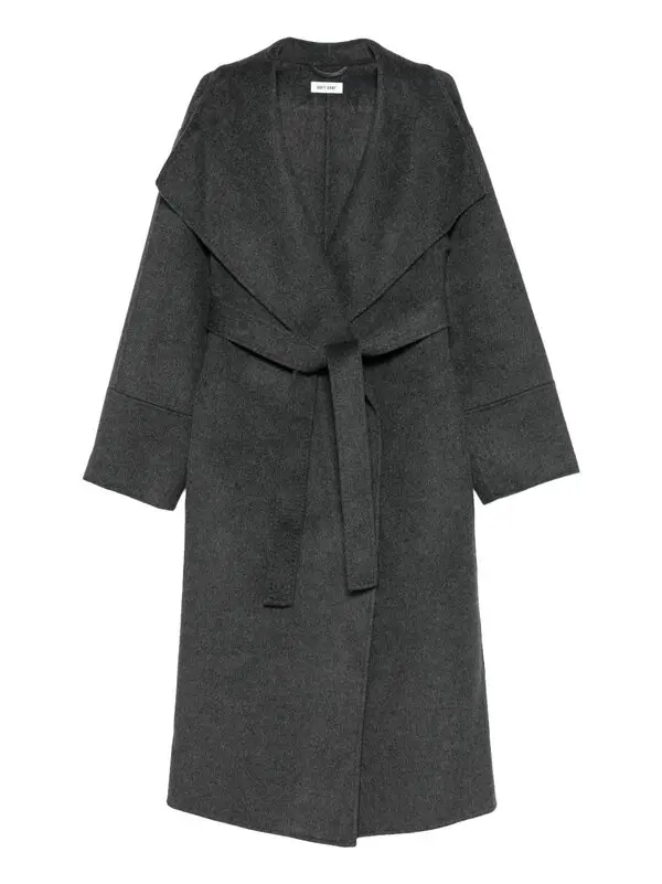 Soft Goat Wool Coat - Grey
