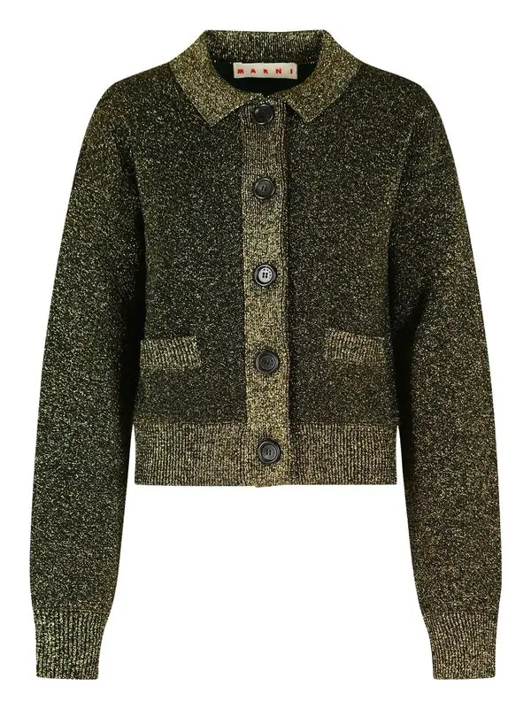 Marni Wool Cardigan - Black